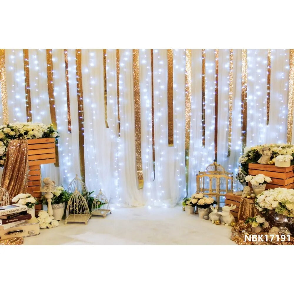 Wedding Photophone Wooden Board Wall Light Trees Party Photography ...