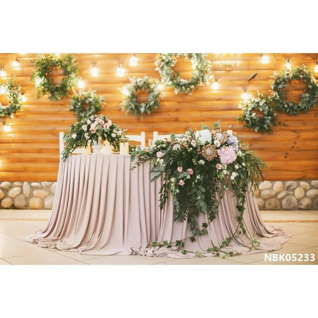 Wedding Photophone Wooden Board Wall Light Trees Party Photography ...