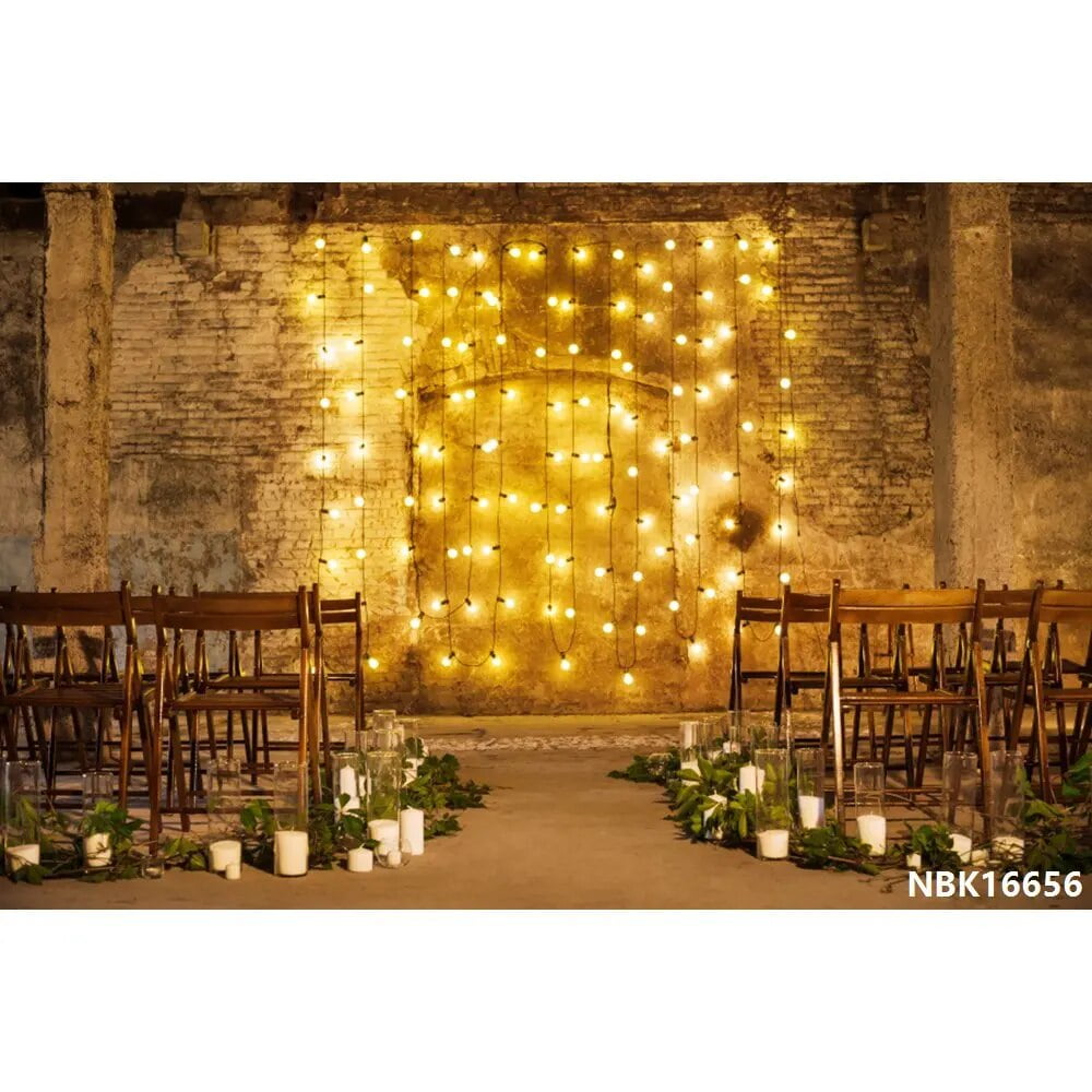 Wedding Photophone Wooden Board Wall Light Trees Party Photography ...