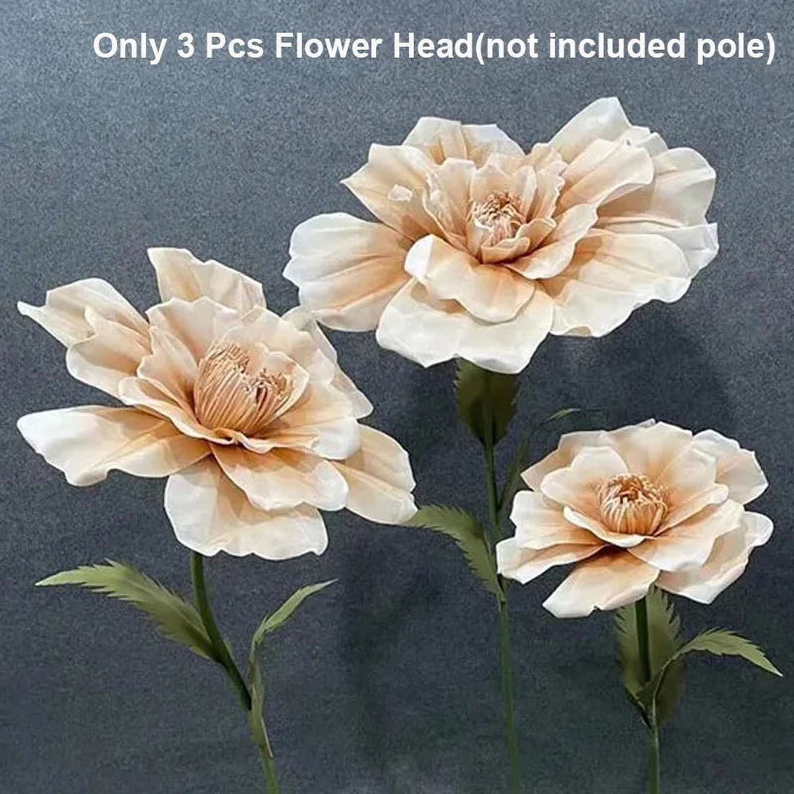 Wedding Props Foam Peony Artificial Big Flowers Wedding Road Lead ...