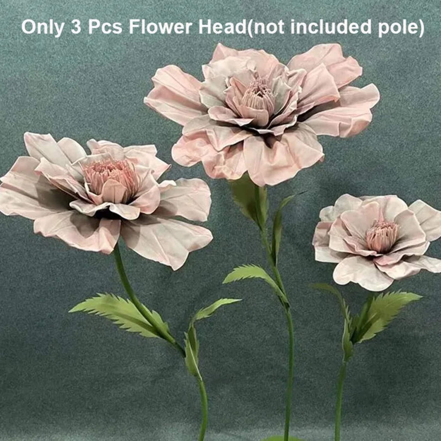 Wedding Props Foam Peony Artificial Big Flowers Wedding Road Lead ...