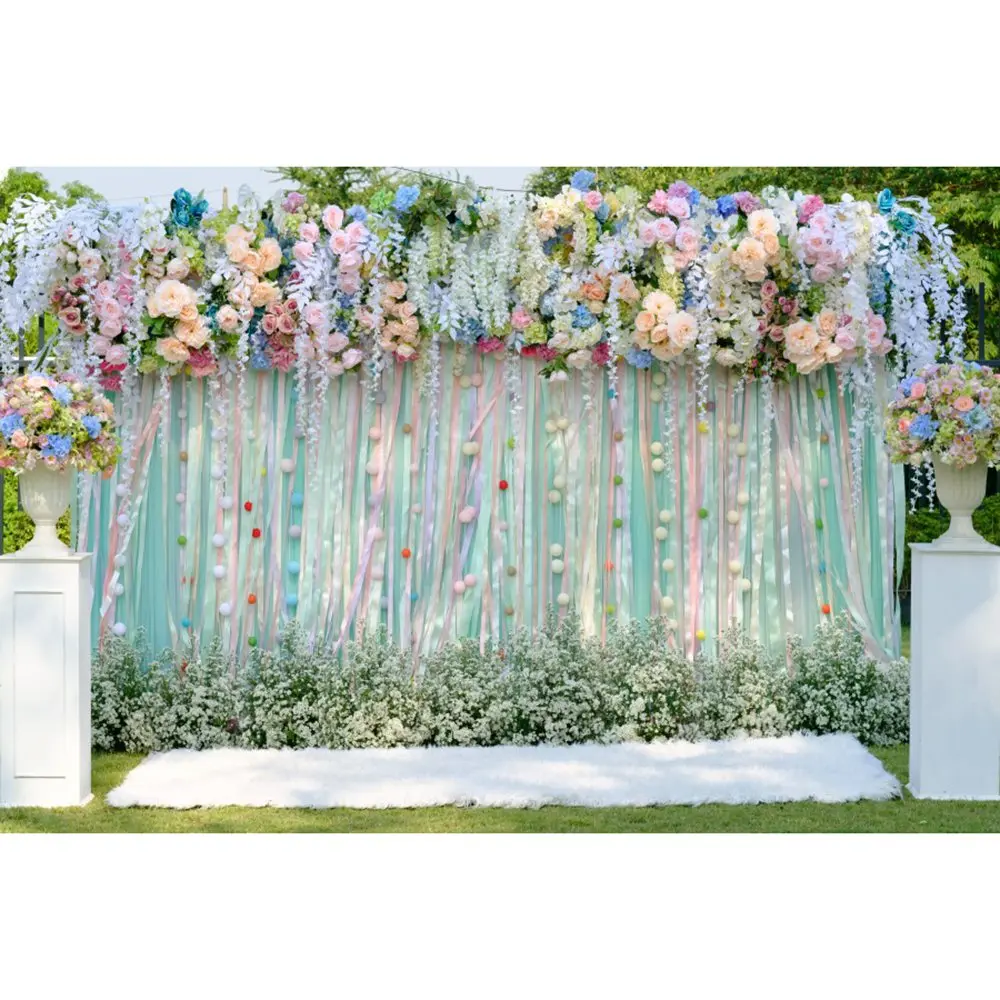Wedding Reception Ceremony Photography Backdrop Draping Cloth Photo ...