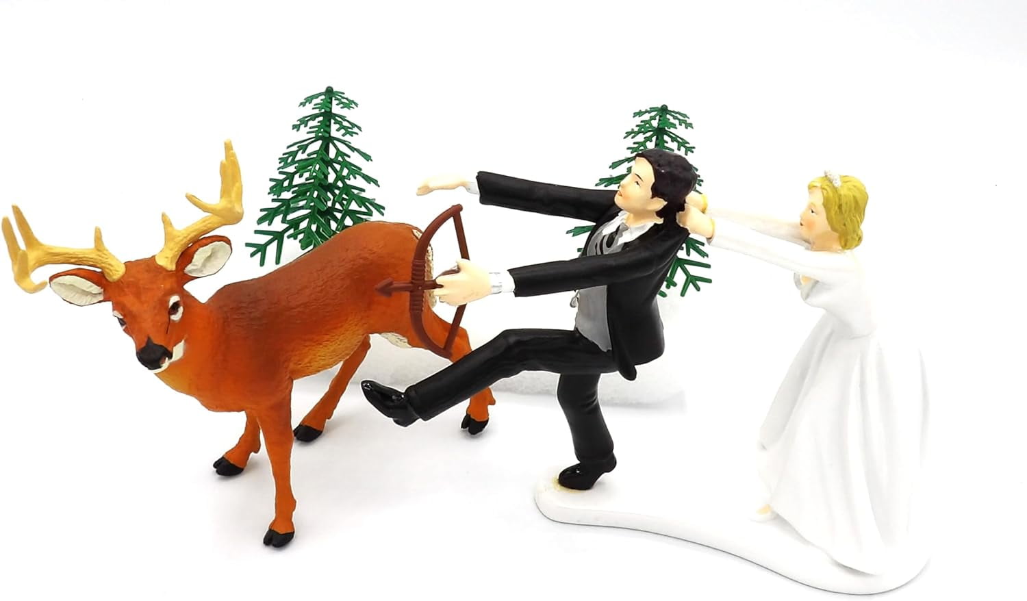 Wedding Reception Party Deer Bow Arrow Hunting Cake Topper - Walmart.com