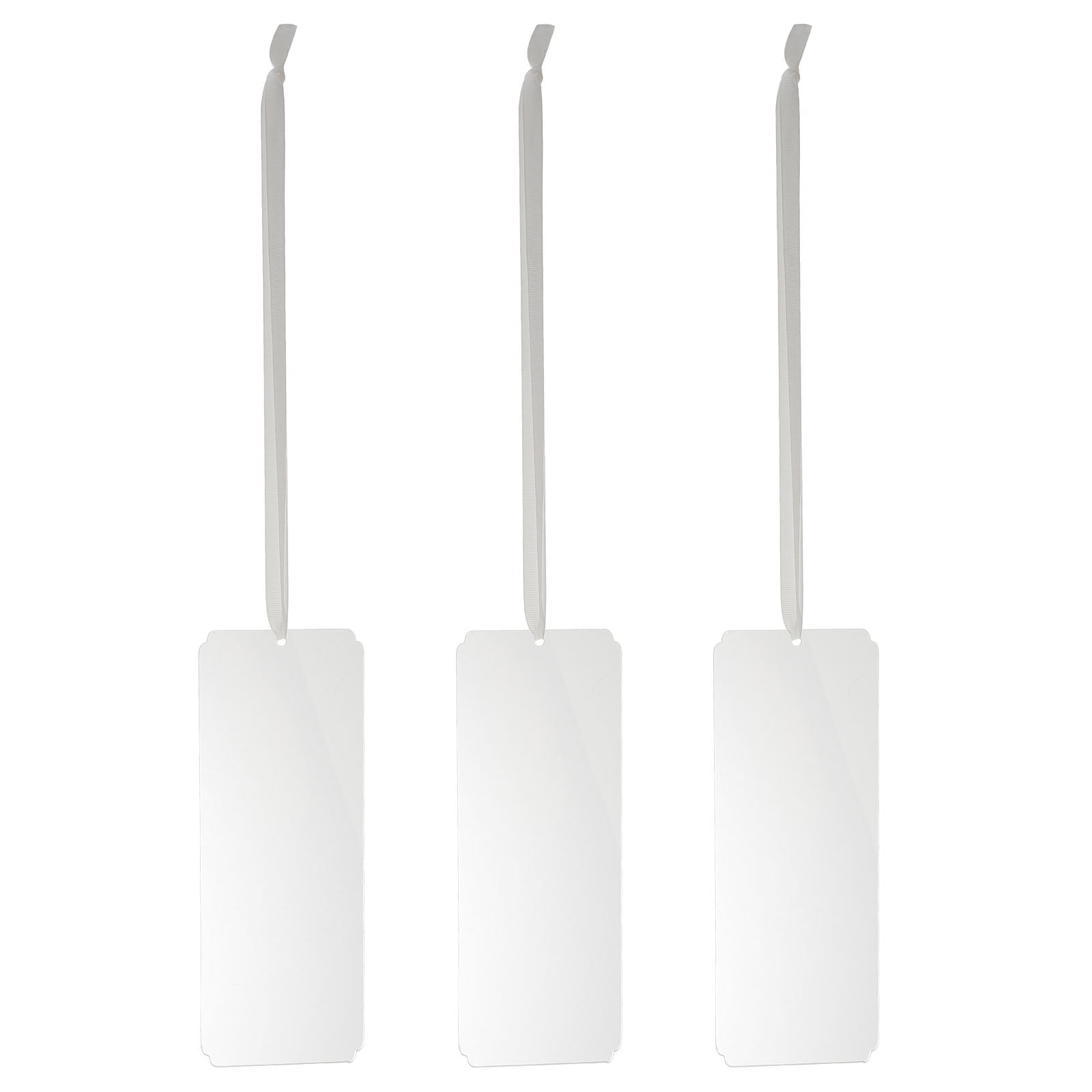 RENACLIPY 3-Pack Clear Acrylic Reserved Signs for Wedding Chairs ...