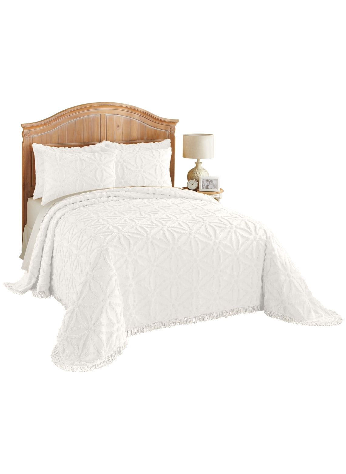 Wedding Ring Chenille Bedspread - Walmart.com