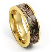 Titanium Gold Ring