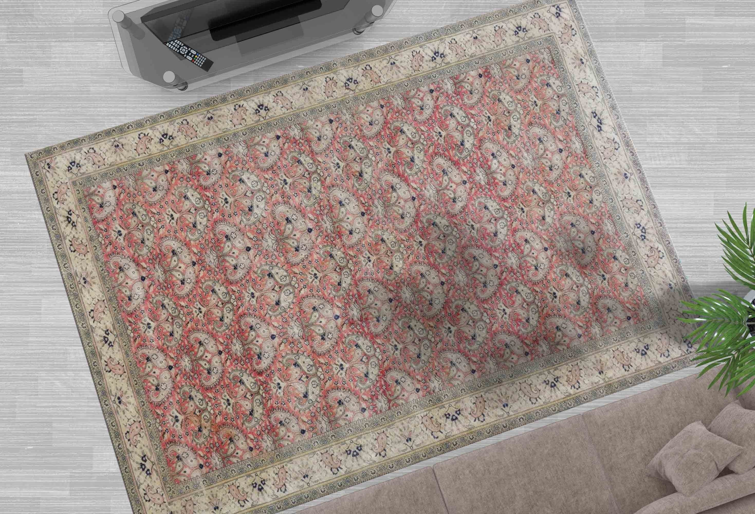 Wedding Rugs, Red Rugs, Floral Pattern Rug, Boho Rugs, Vintage Style ...
