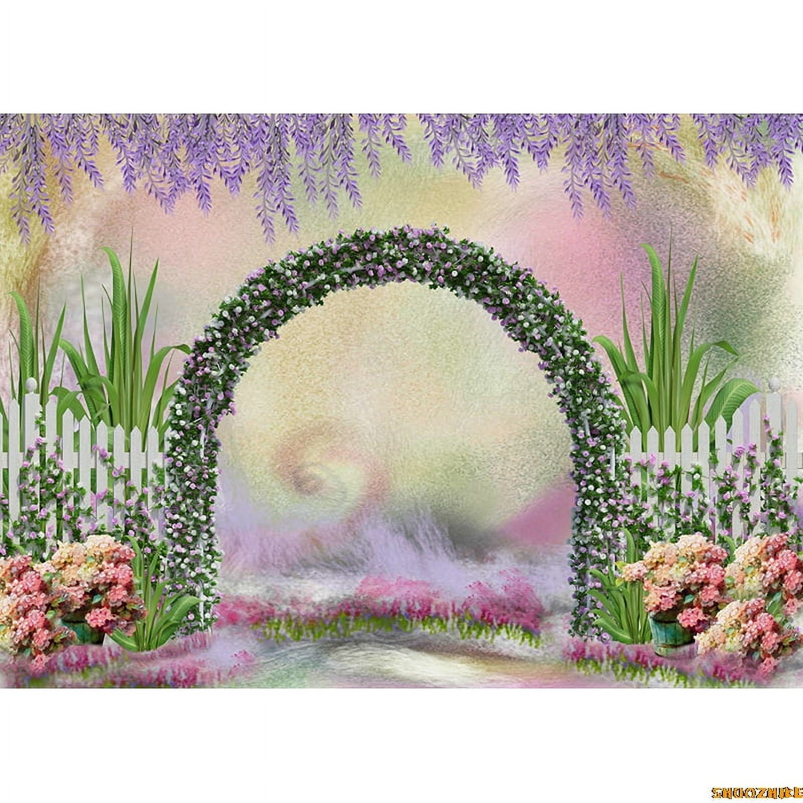 Wedding Sce Arch Flower Photography Backdrops Props Flora Curtain ...
