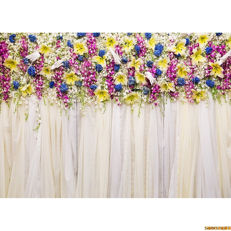 Wedding Sce Arch Flower Photography Backdrops Props Flora Curtain ...