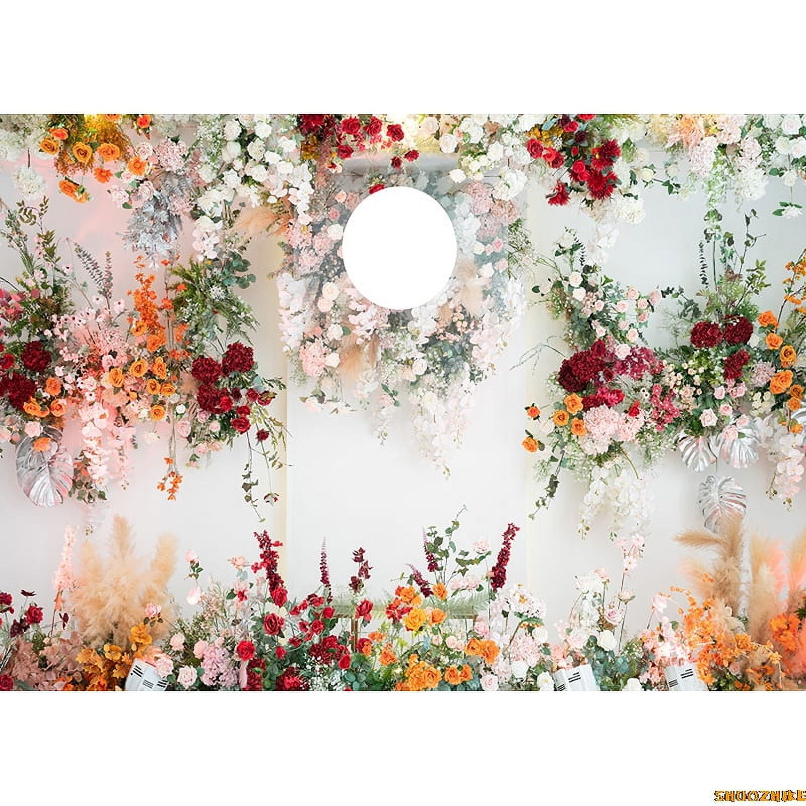 Wedding Sce Arch Flower Photography Backdrops Props Flora Curtain ...