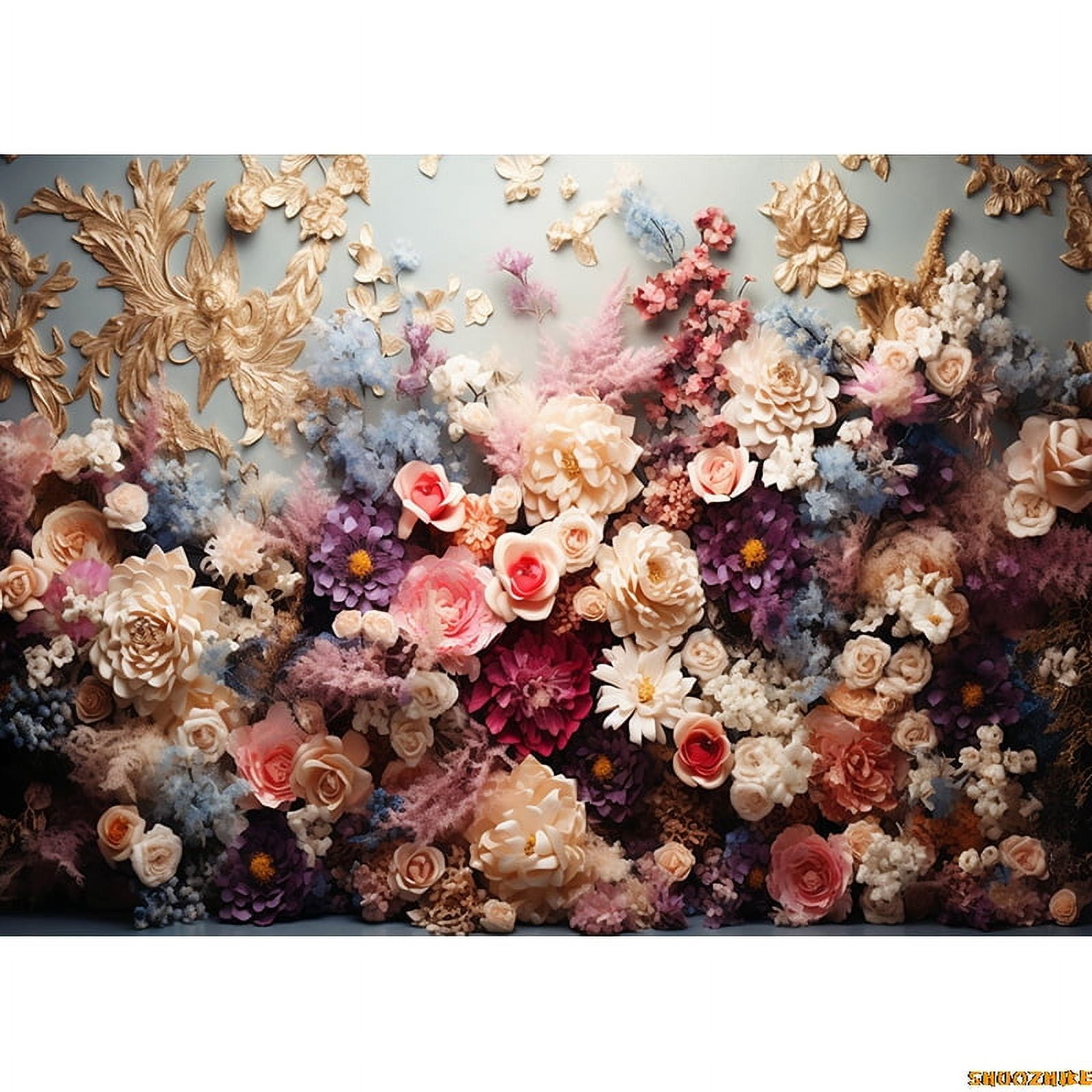 Wedding Sce Arch Flower Photography Backdrops Props Flora Curtain ...