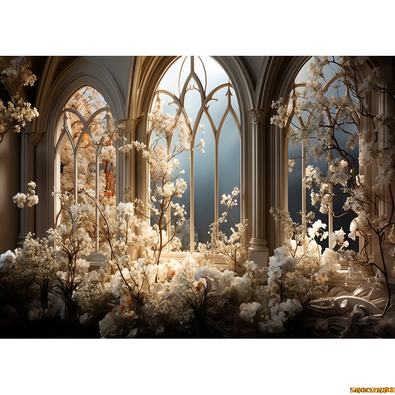 Wedding Sce Arch Flower Photography Backdrops Props Flora Curtain ...