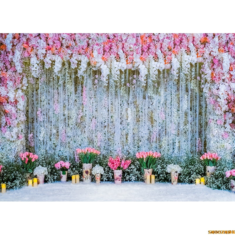 Wedding Sce Arch Flower Photography Backdrops Props Flora Curtain ...