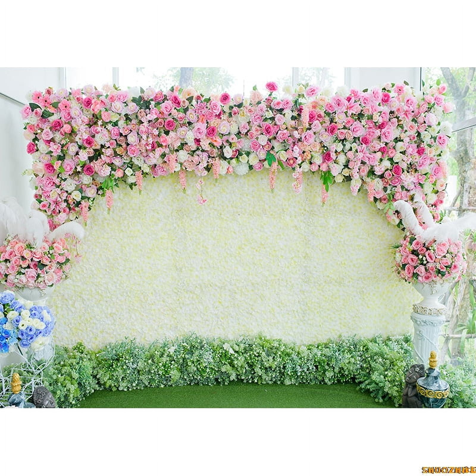 Wedding Sce Arch Flower Photography Backdrops Props Flora Curtain ...