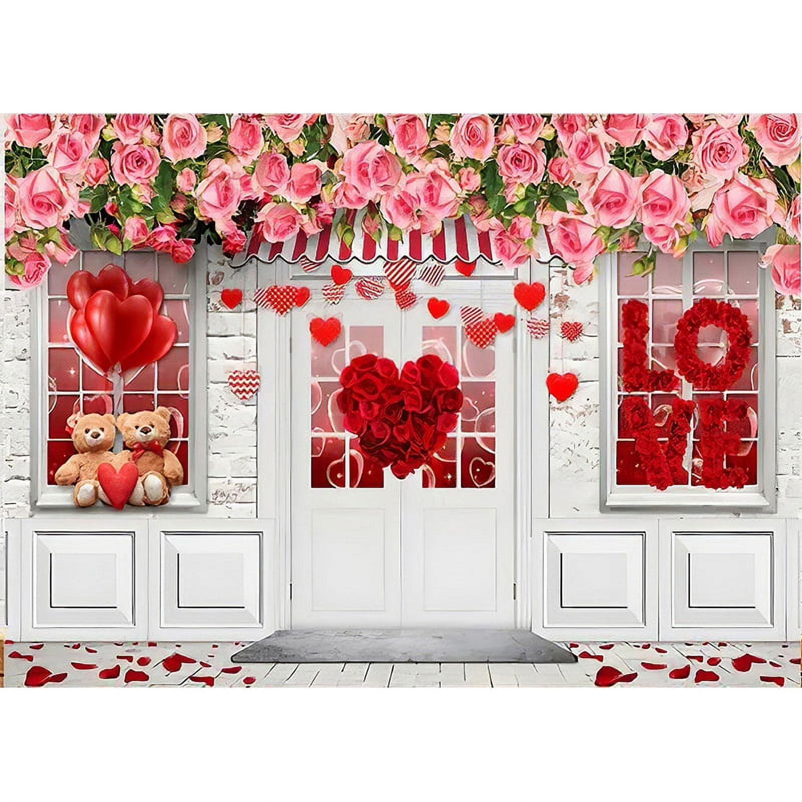 Wedding Scene Arch Flower Photography Backdrops Props Flora Curtain ...