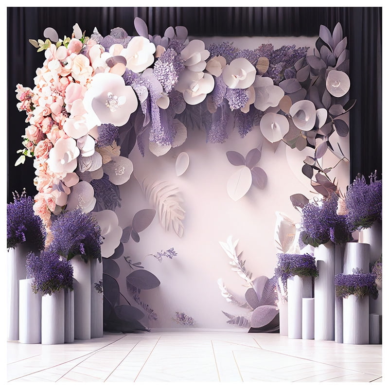 Wedding Scene Arch Flower Photography Backdrops Props Flora Curtain ...
