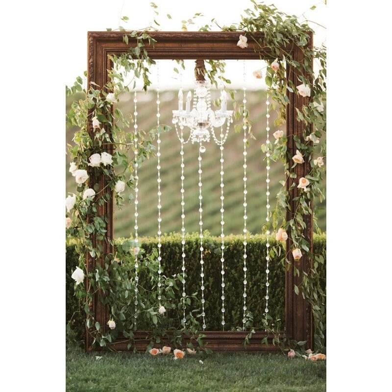 Wedding Scenes Backdrop for Photography Marriage Flower Green Grass ...