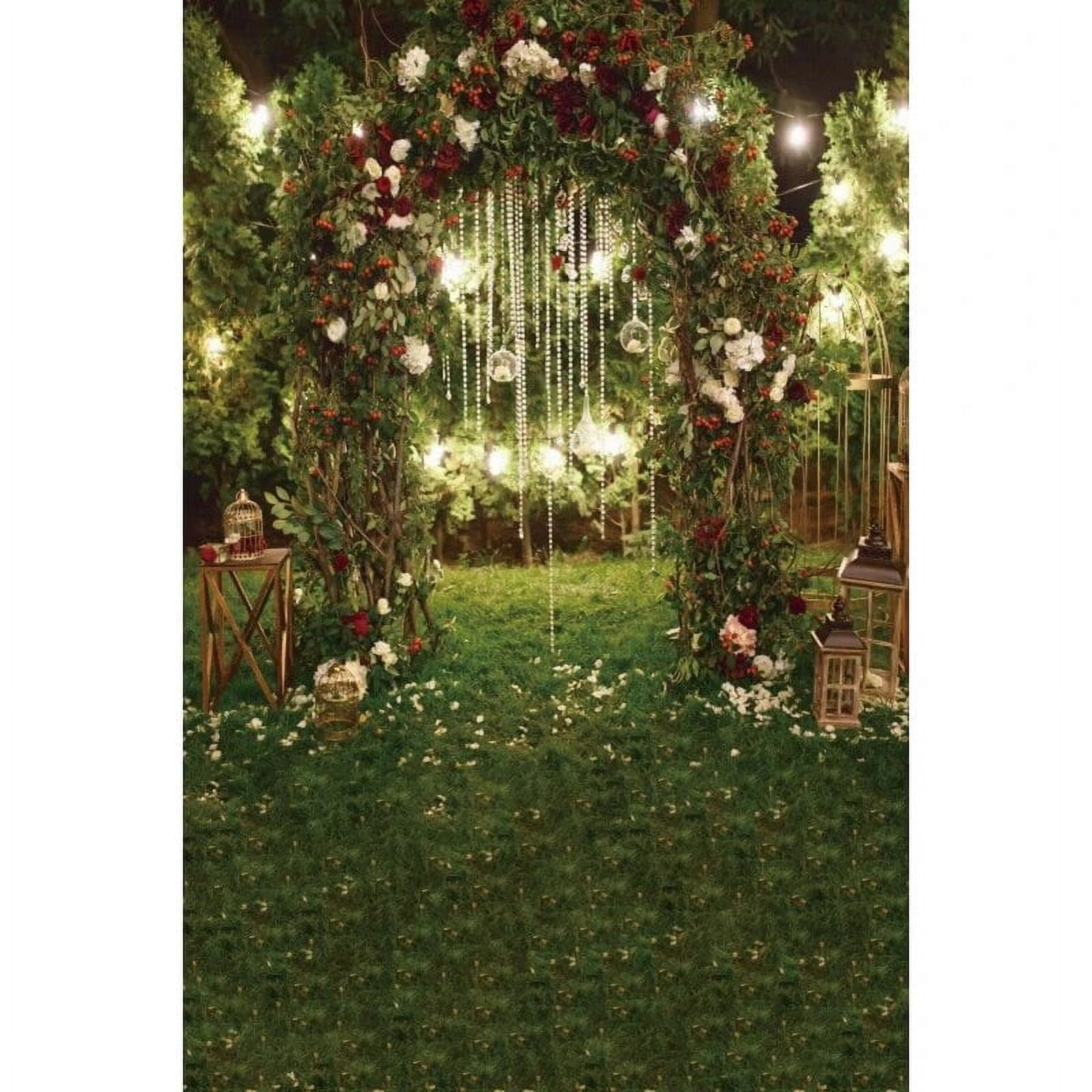 Wedding Scenes Backdrop for Photography Marriage Flower Green Grass ...