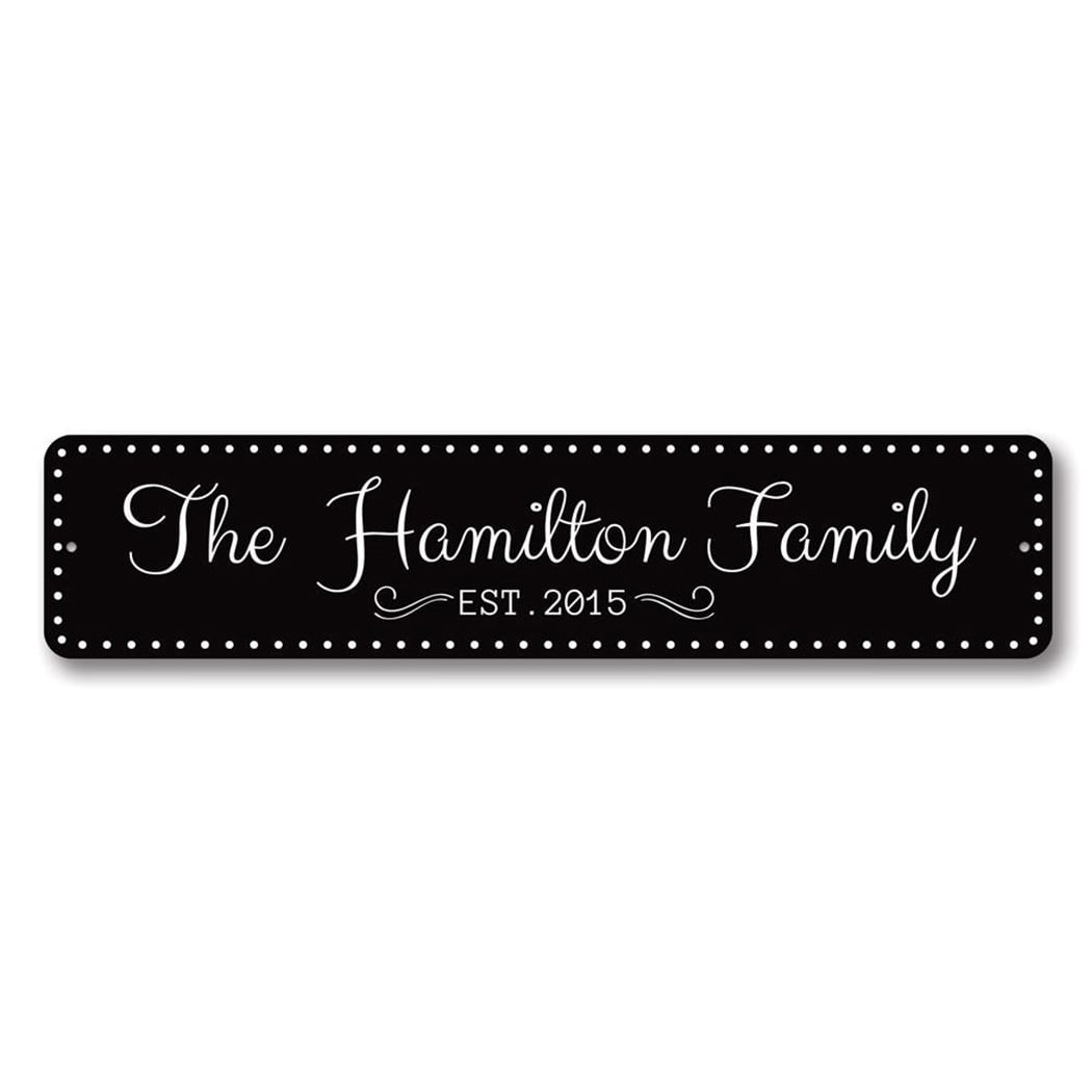 Wedding Sign, Established Date Sign, Family Name Sign, Custom Wedding ...