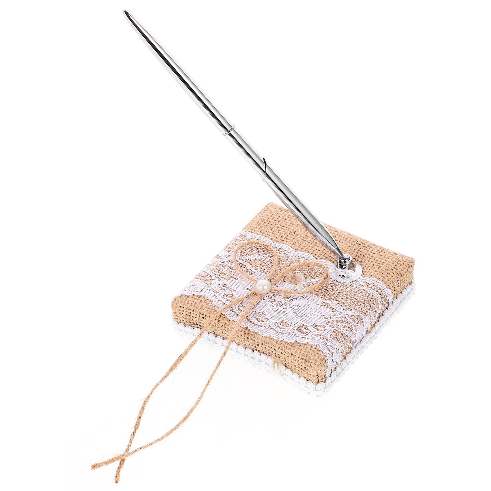 Hemoton Wedding Pen Linen Steel 1Pcs 8.3X3.7X3.7In - Walmart.com