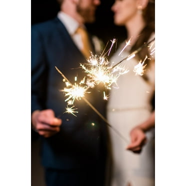 36" inch Extra Long 3-Minute Utah Sparklers for Wedding Send Off or ...