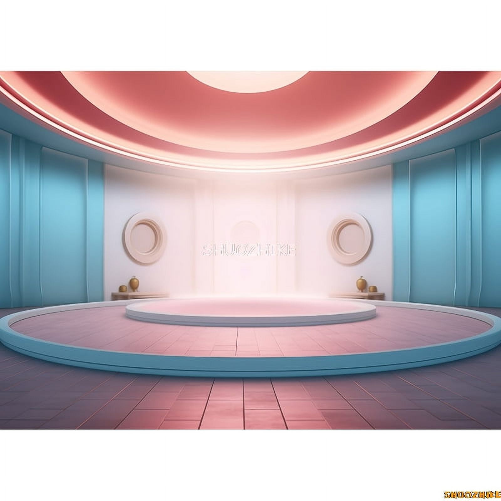 Wedding Stage Anniversary Ceremony Red Light Photography Backdrops ...