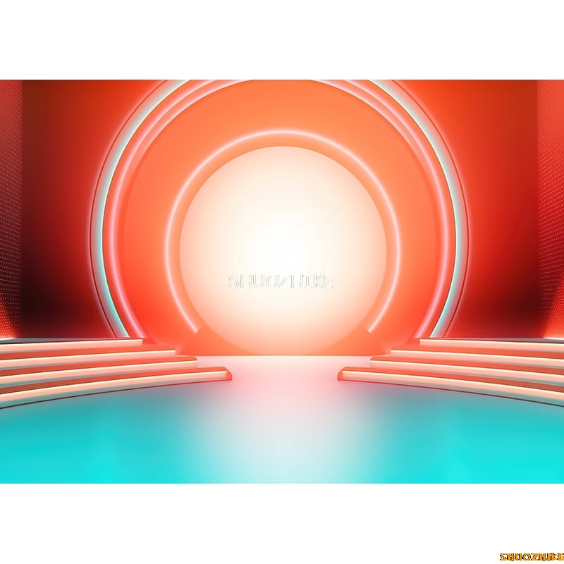 Wedding Stage Anniversary Ceremony Red Light Photography Backdrops ...