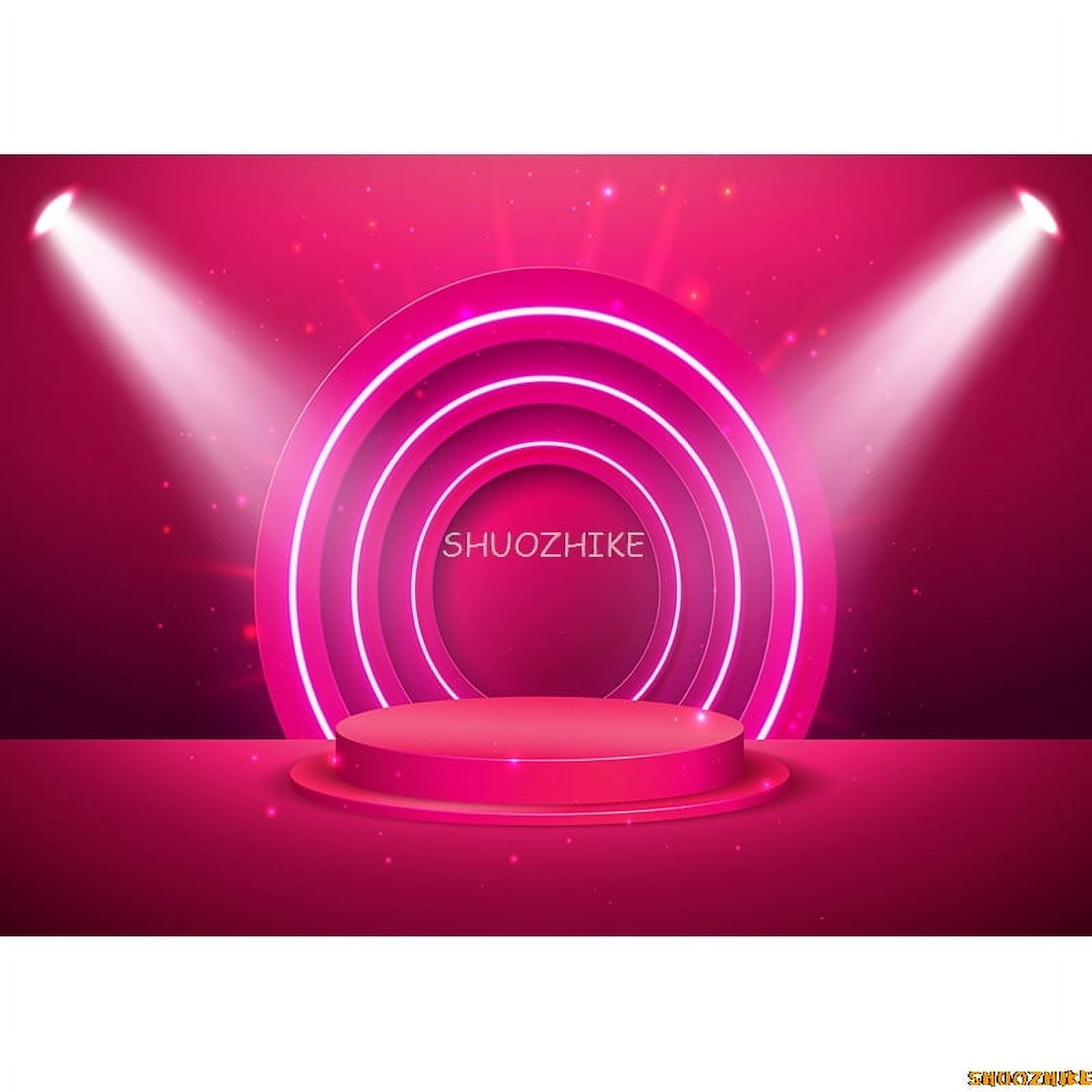 Wedding Stage Anniversary Ceremony Red Light Photography Backdrops ...