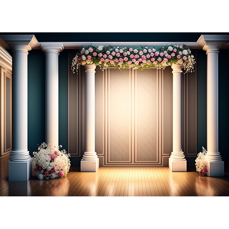 Wedding Stage Anniversary Ceremony Red Light Photography Backdrops ...
