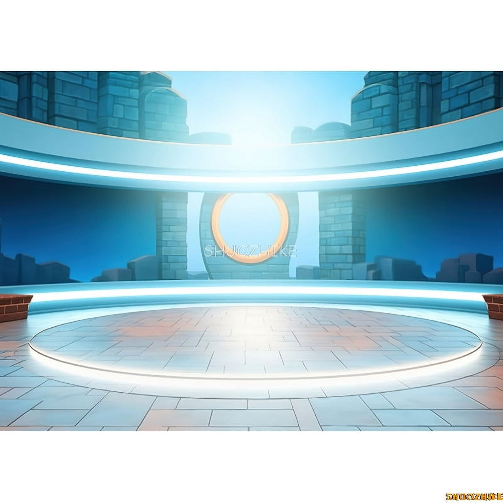 Wedding Stage Anniversary Ceremony Red Light Photography Backdrops ...