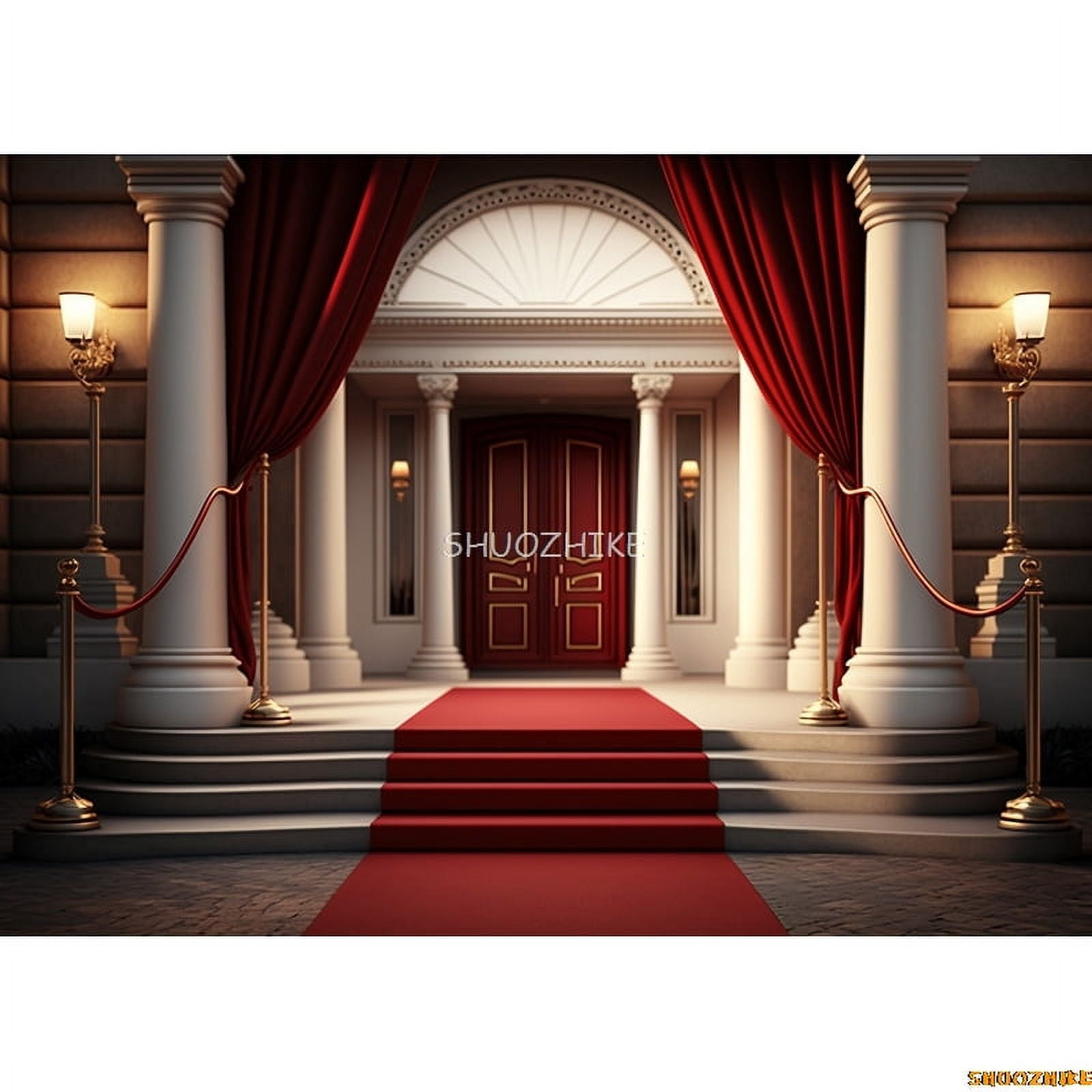Wedding Stage Anniversary Ceremony Red Light Photography Backdrops ...