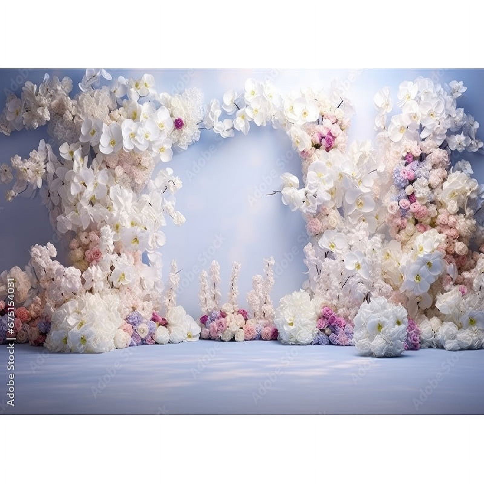 Wedding Stage Photography Backdrops Aesthetic Luxury Flower ration ...