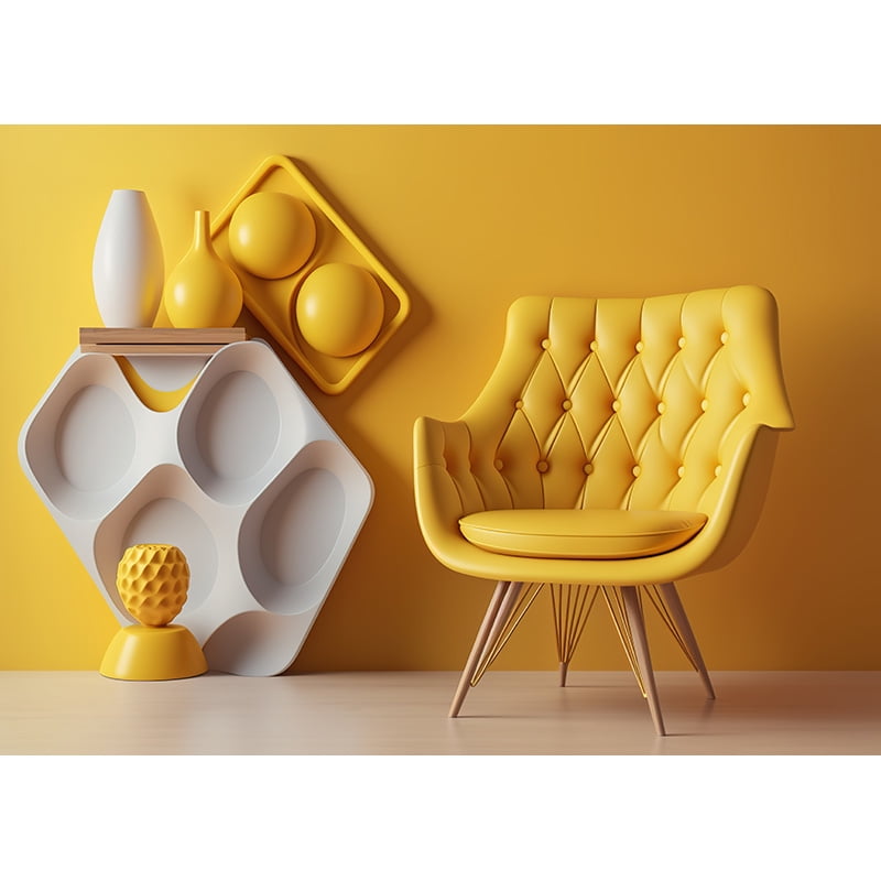 Wedding Stage With Floral Arch Photography Backdrops Props Empty Room ...