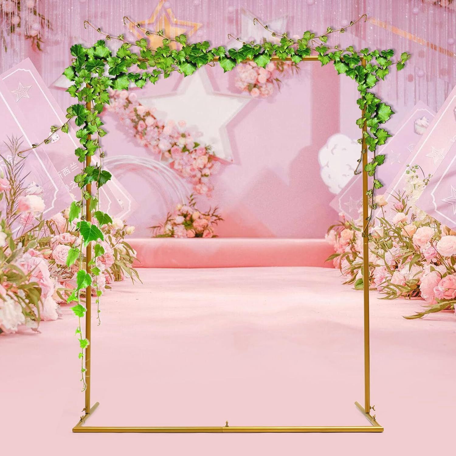 Wedding Stand Wedding Arch Wedding Backdrop Stand Metal Garden Arbors ...