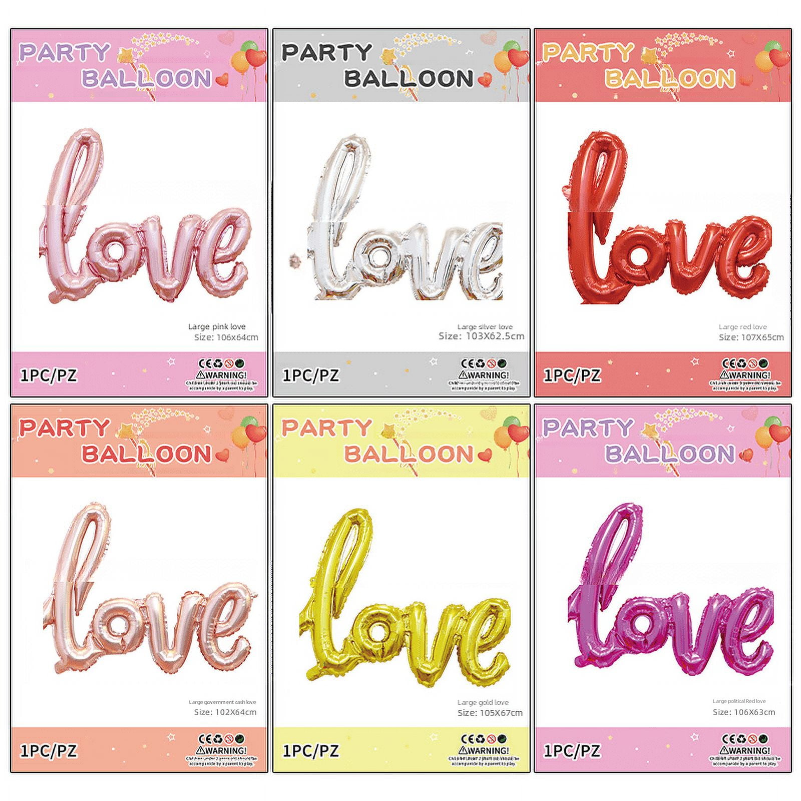 Wedding Supplies love Letter Balloon Wedding Room Valentine's Day Party ...