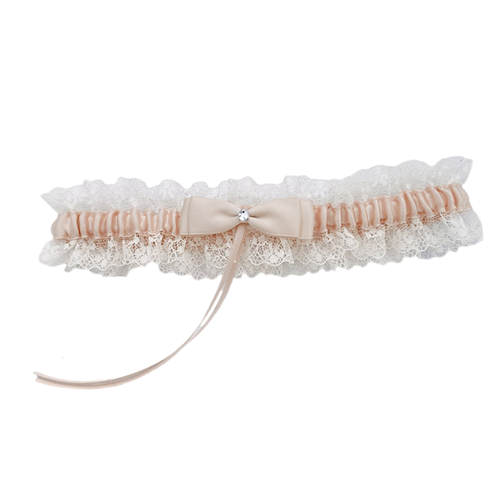 Wedding Thigh Garter Rosette Bow Leg Garter Adjustable Cosplay ...