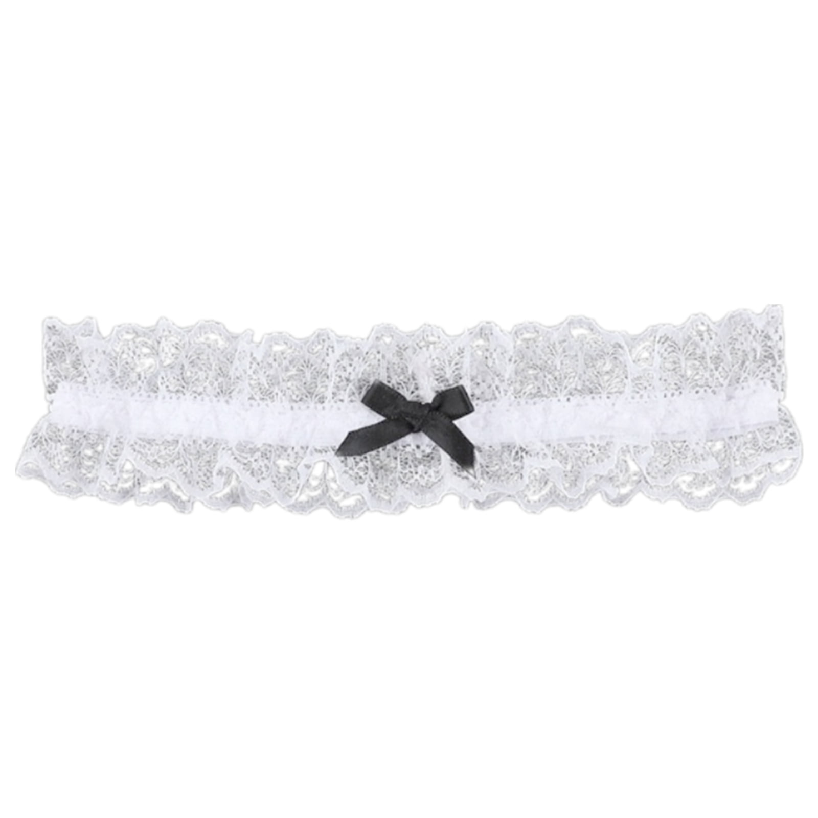 Wedding Thigh Garter Rosette Bows Rose Leg Garter Adjustable Cosplay ...
