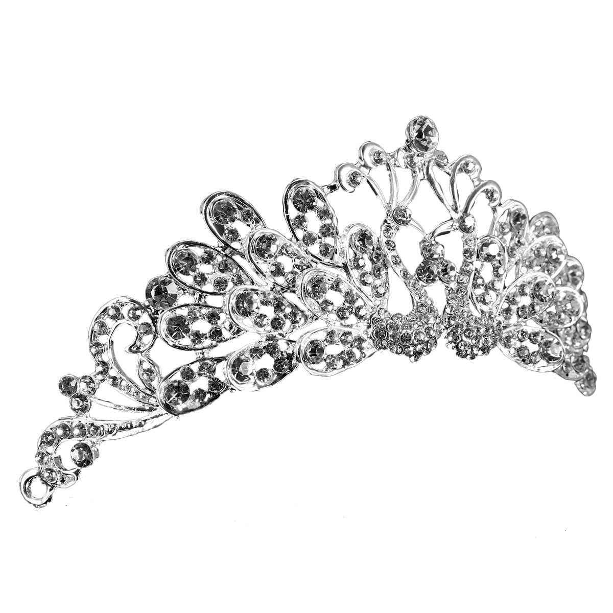 NICEXMAS Crystal tiara Headband with Rhinestone and Alloy Material for ...