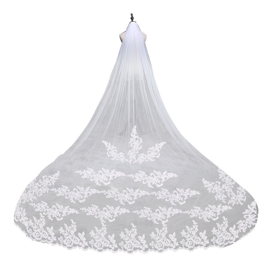 Wedding Veil 3M Long Wedding Veil - Walmart.com