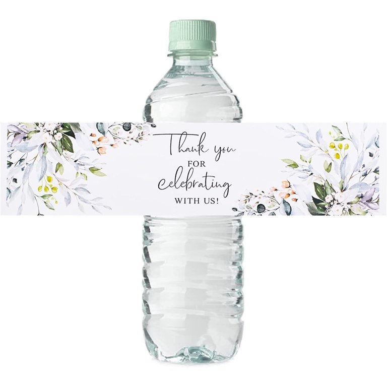 Water Labels For Weddings Personalized Wedding Water Bottle Label
