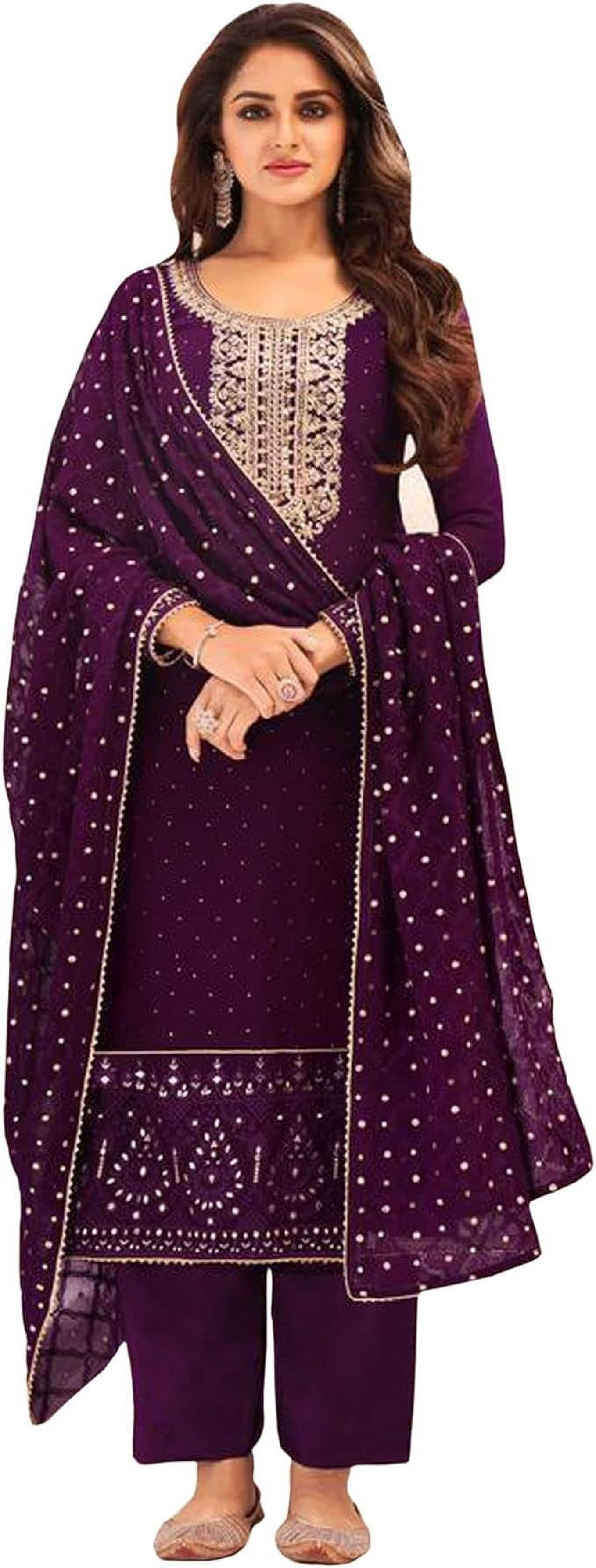 Wedding Wear Pakistani Designer Salwar Kameez Suits Indian Plazo Pant ...
