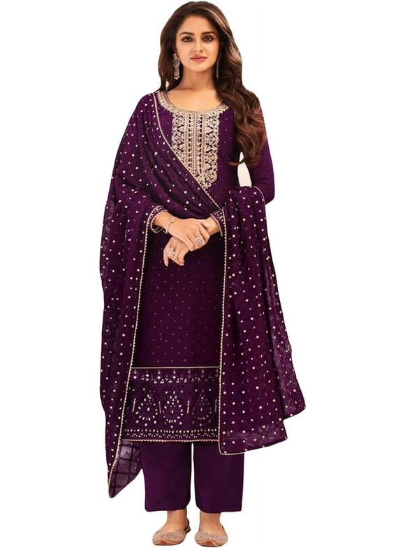 Purple Salwar Kameez
