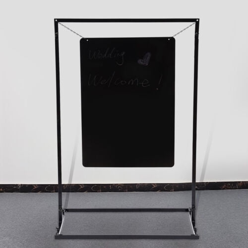 Wedding Welcome Sign Arch Stand Advertising Shelf Rack Billboard Metal ...