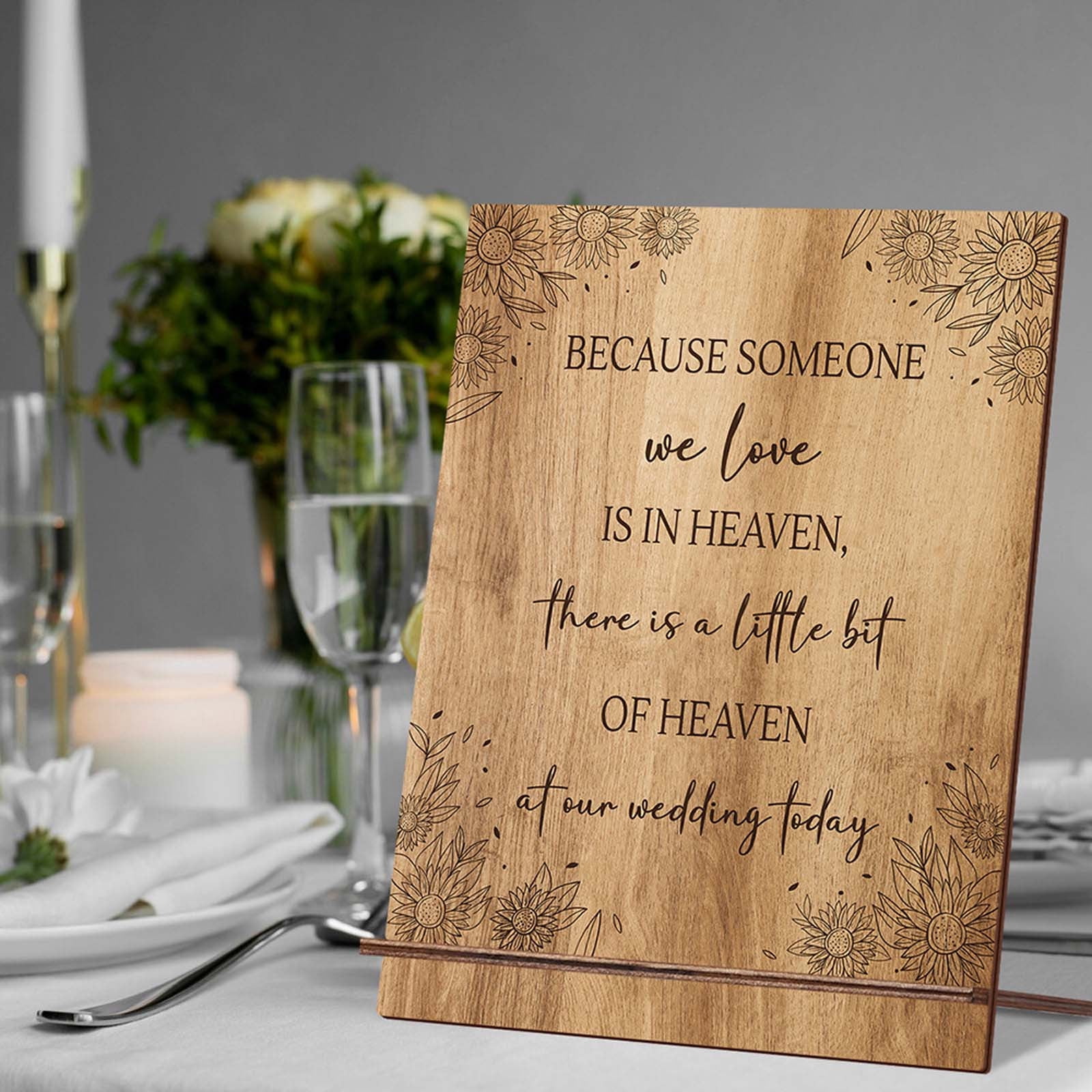 Wedding Welcome Sign Message Board Ornament | Wooden Craft Home ...