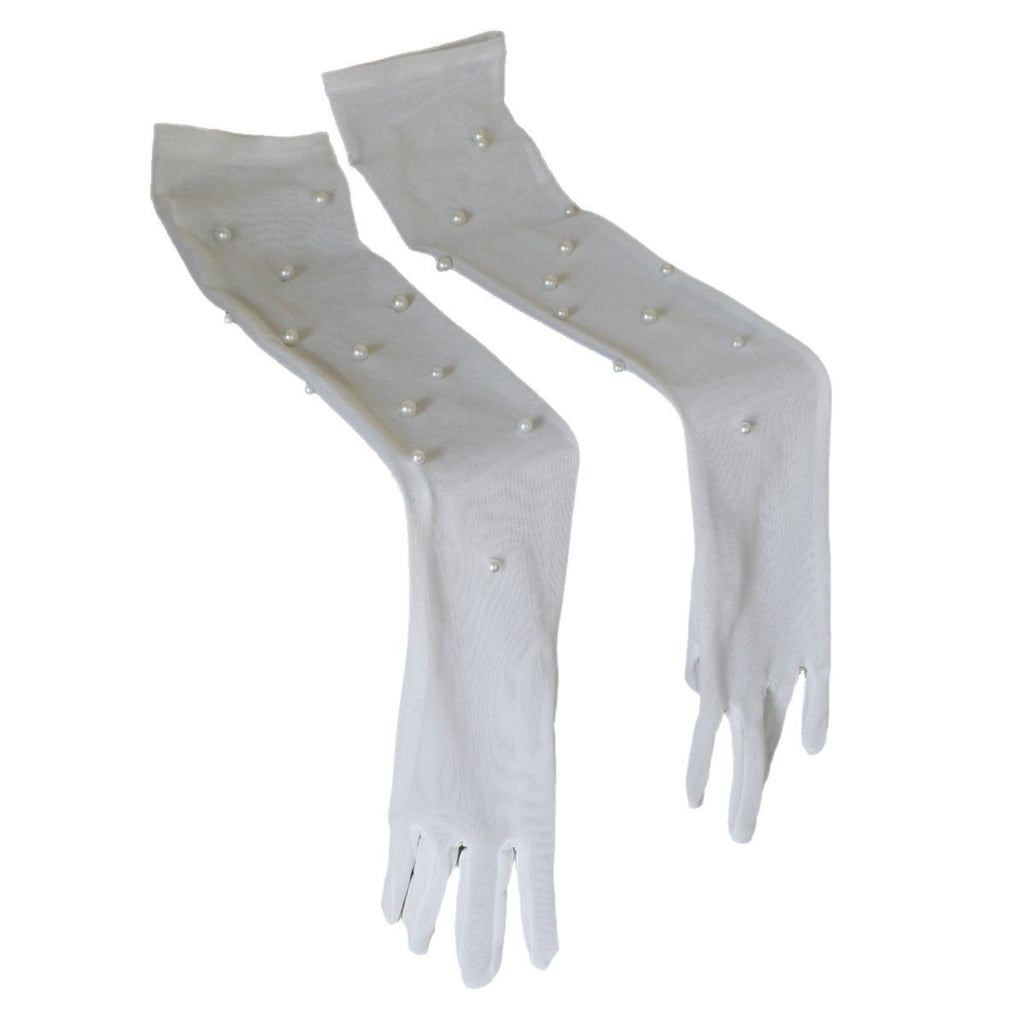 Wedding White Gloves Wedding Concert Operas Party Costume White Gloves ...