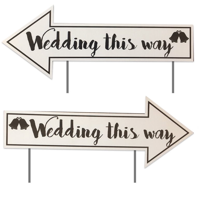 Directional signage for weddings 60 photos - Vianawedding.com