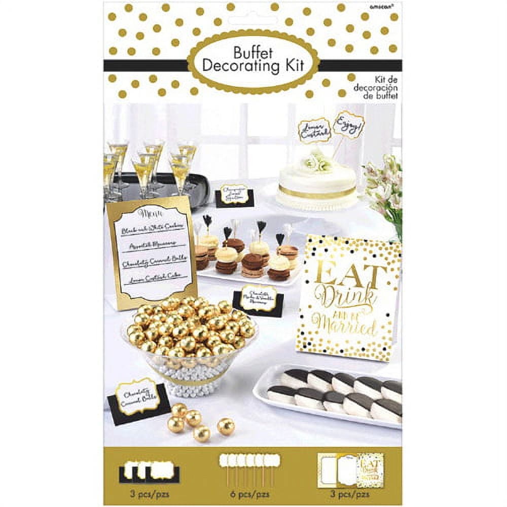 Wedding and Bridal 'Eat Drink and Be Married' Buffet Decorating Kit ...