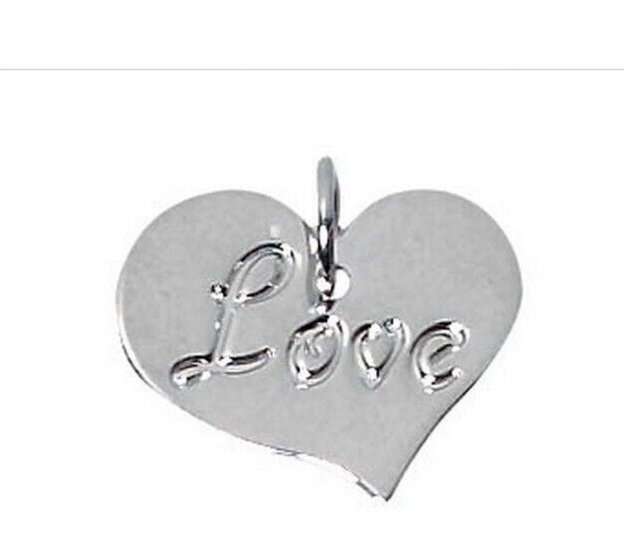 Wedding and Bridal 'Love' Metal Heart Charms (24pcs) - Walmart.com