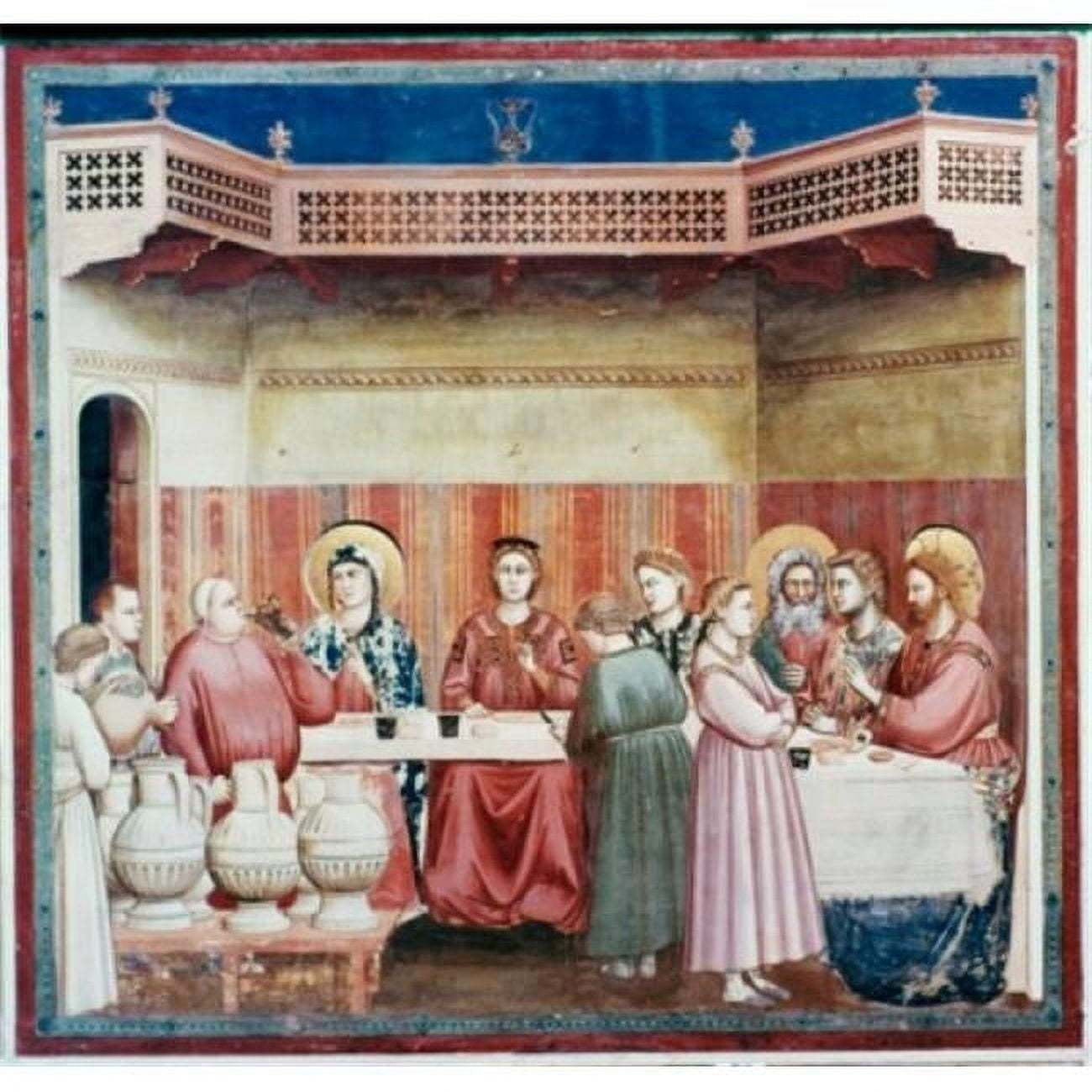 Wedding at Cana Giotto Ca.1266-1337 Italian Poster Print - 18 x 24 in ...