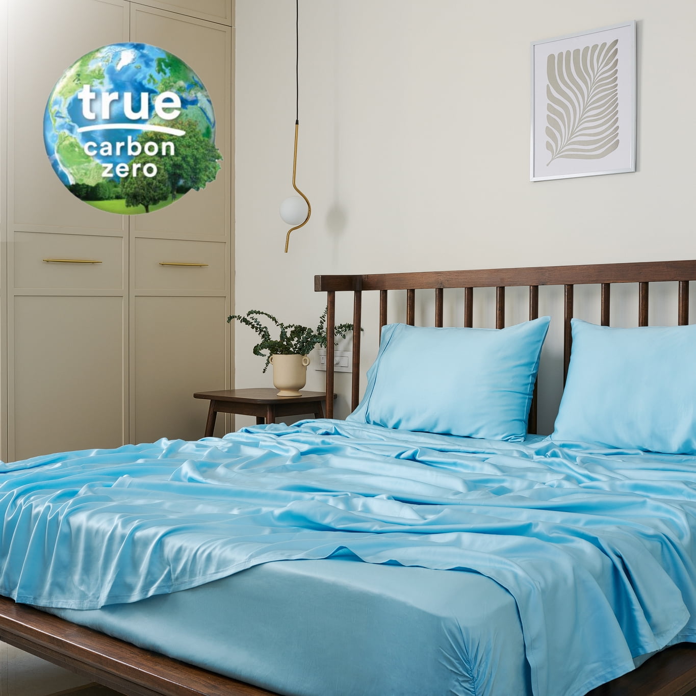 Weddingly Certified 100% Tencel EucLyocell Sheets|4 Piece Set|Sateen ...